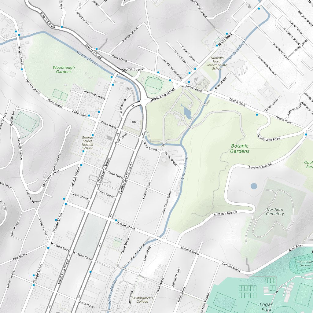 Dunedin Mountain Bike Trails Map by Trailforks | Avenza Maps