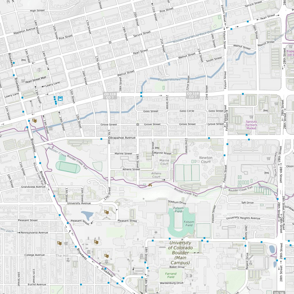 Boulder Mountain Bike Trails Map by Trailforks | Avenza Maps