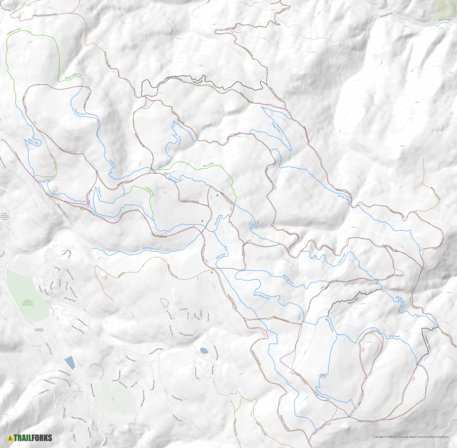 Cobb Mountain Bike Trails Map by Trailforks | Avenza Maps