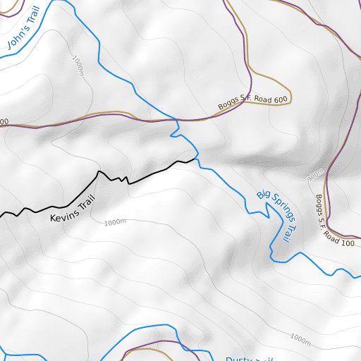 Cobb Mountain Bike Trails Map by Trailforks | Avenza Maps