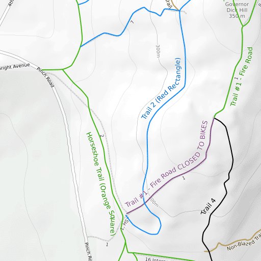 Mt. Gretna Mountain Bike Trails Map by Trailforks | Avenza Maps