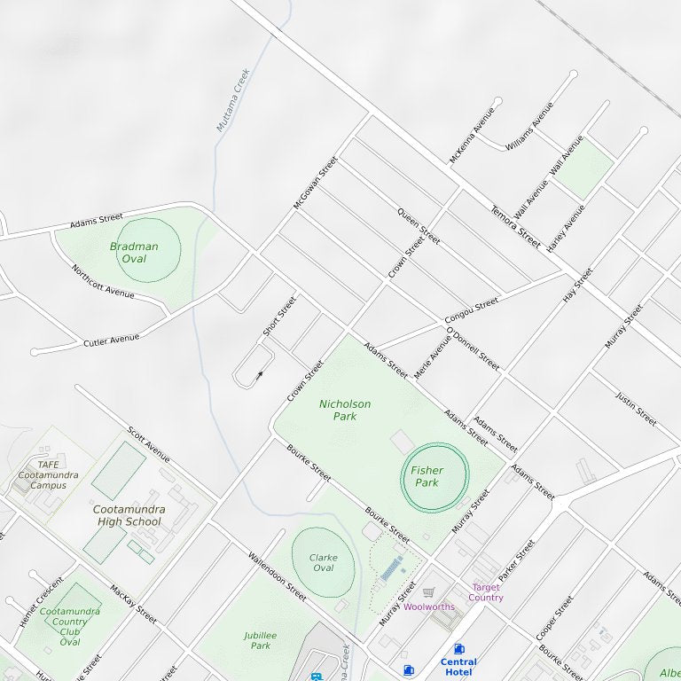 Cootamundra Mountain Bike Trails Map by Trailforks | Avenza Maps