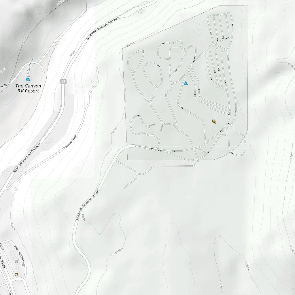 Radium Mountain Bike Trails Map by Trailforks | Avenza Maps
