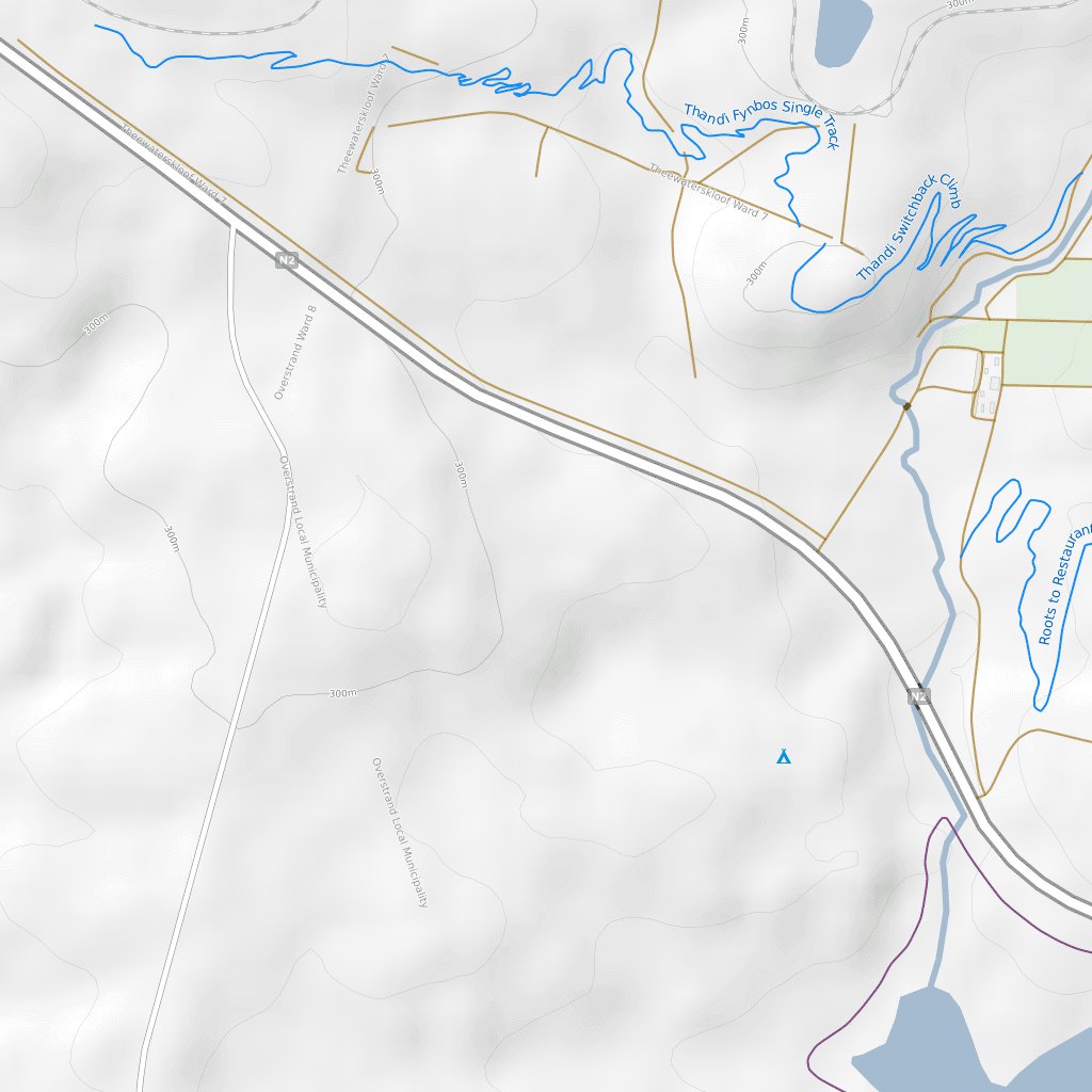 Grabouw Mountain Bike Trails Map by Trailforks | Avenza Maps