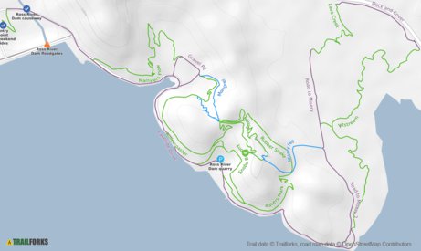 Ross River Dam Mountain Bike Trails Map by Trailforks | Avenza Maps