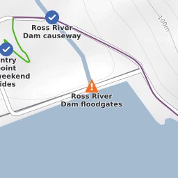 Ross River Dam Mountain Bike Trails Map by Trailforks | Avenza Maps