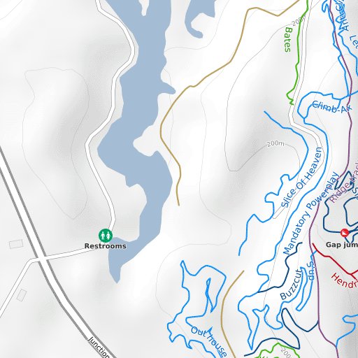 New Plymouth Mountain Bike Trails Map by Trailforks | Avenza Maps