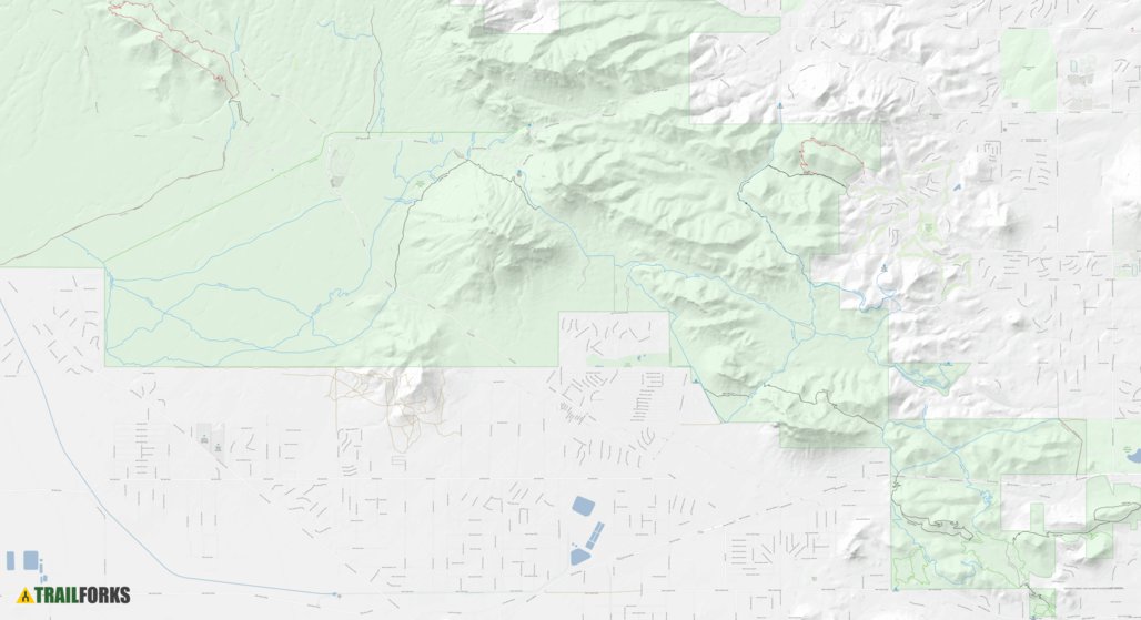 Tucson Mountain Park Mountain Bike Trails Map by Trailforks | Avenza Maps