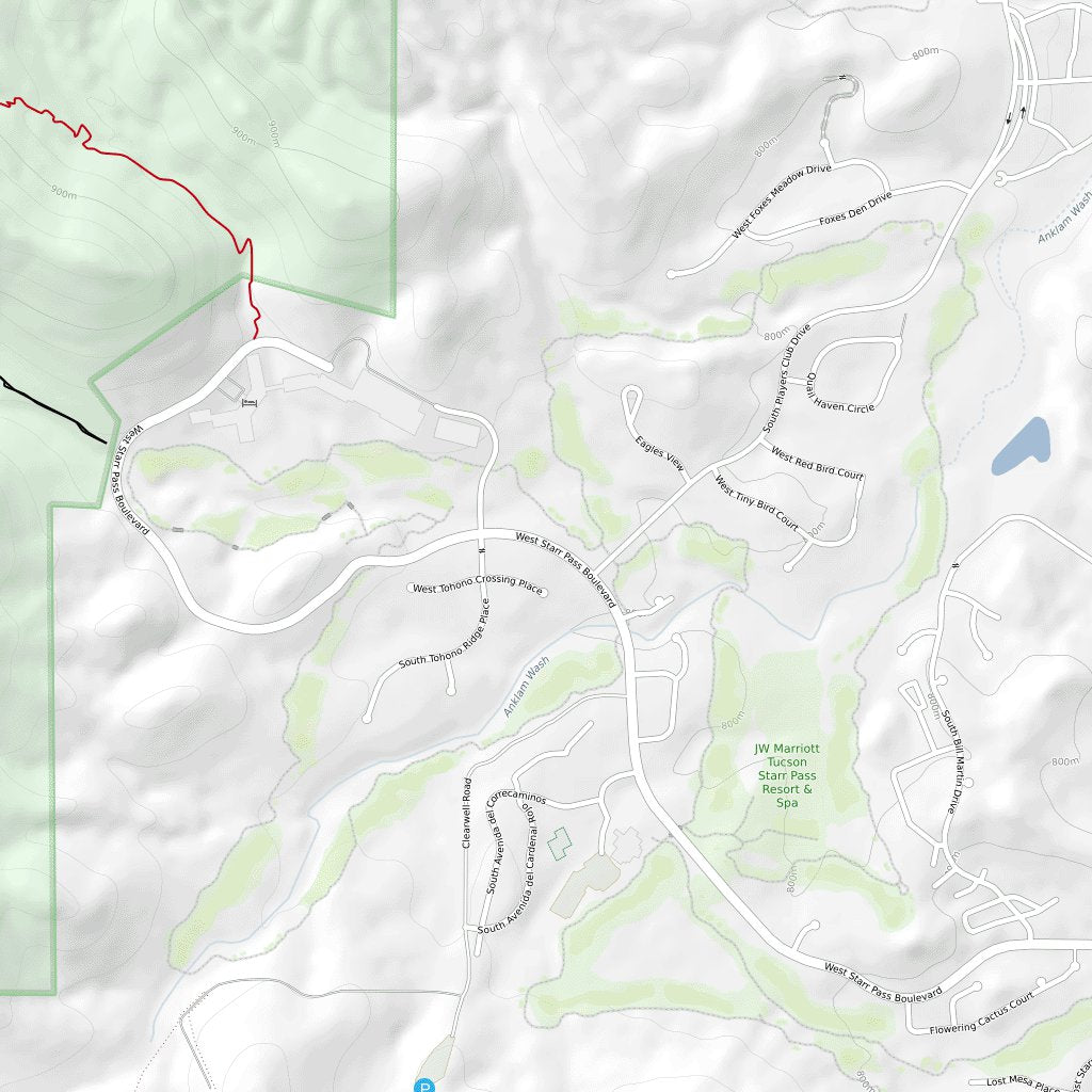 Tucson Mountain Park Mountain Bike Trails Map by Trailforks | Avenza Maps