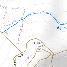 Bright Mountain Bike Trails Map by Trailforks | Avenza Maps