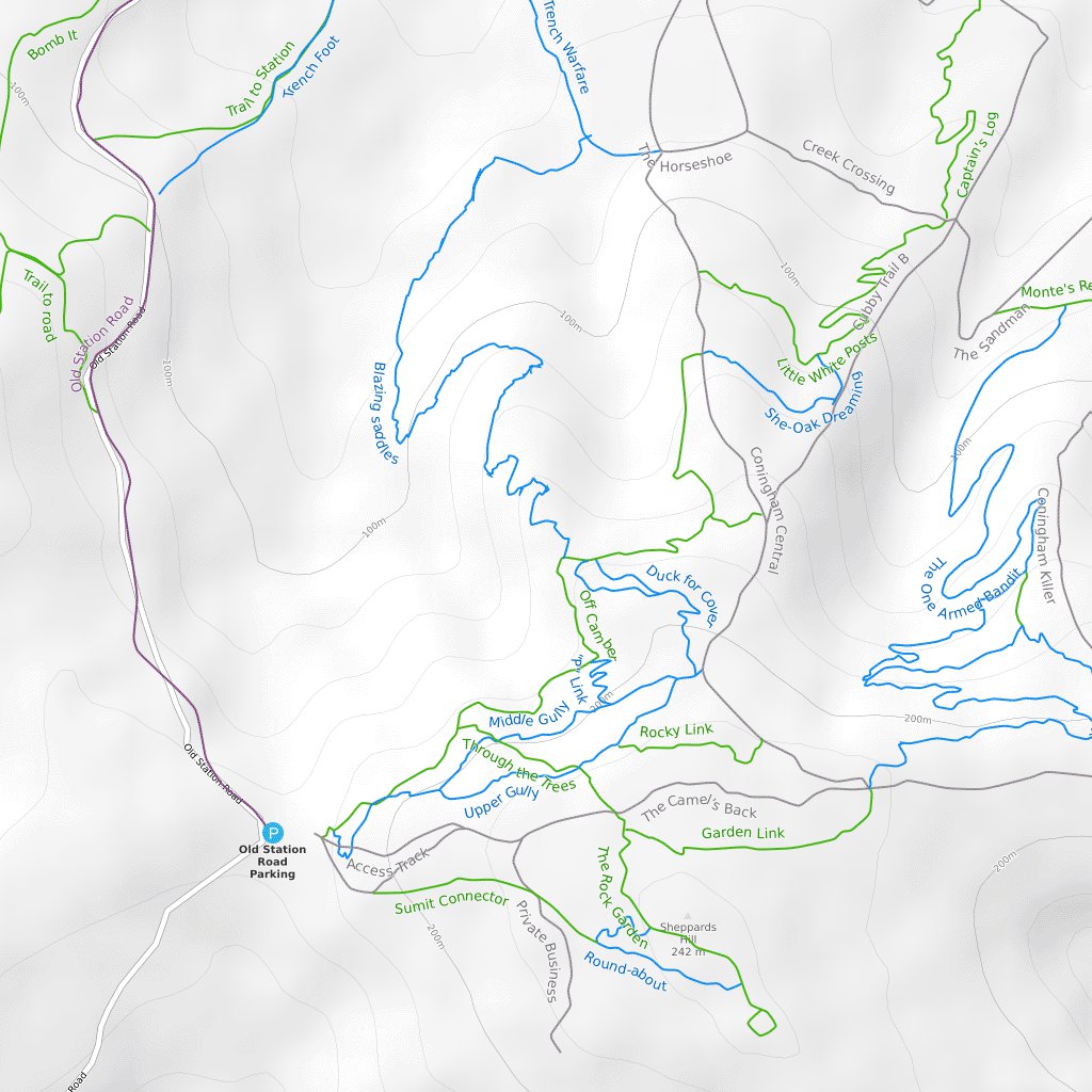 Kingston Mountain Bike Trails Map by Trailforks | Avenza Maps