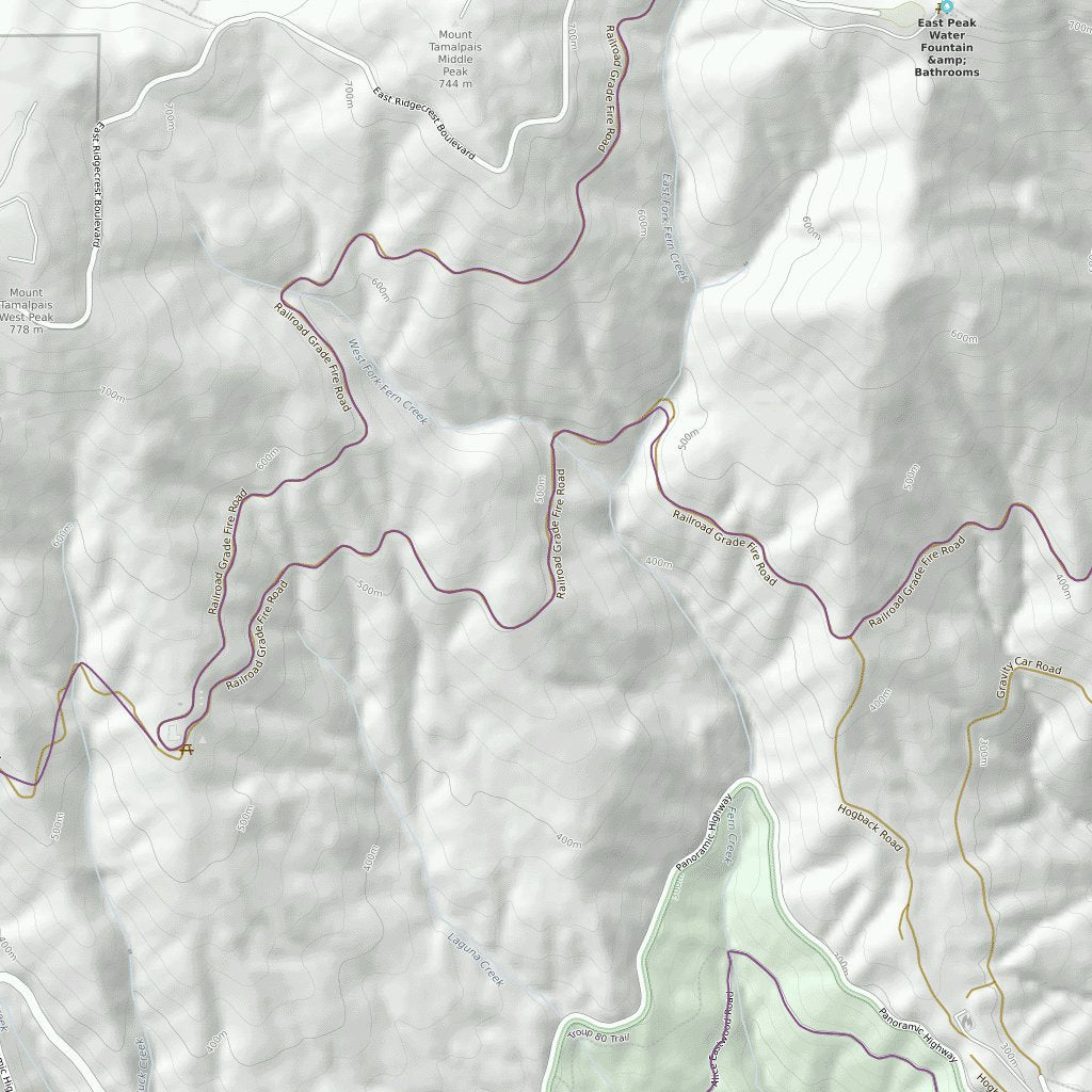 Mill Valley Mountain Bike Trails Map by Trailforks | Avenza Maps