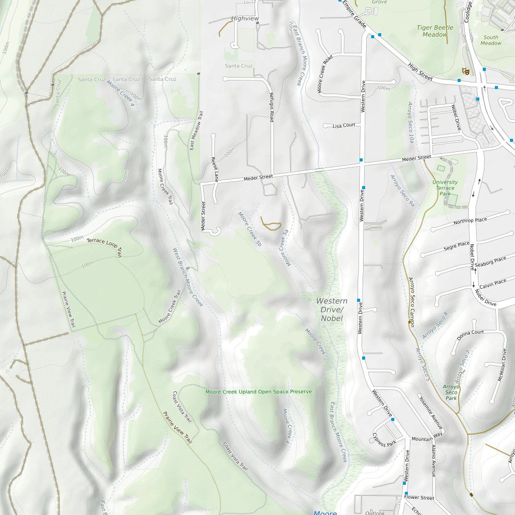Santa Cruz Mountain Bike Trails Map by Trailforks | Avenza Maps