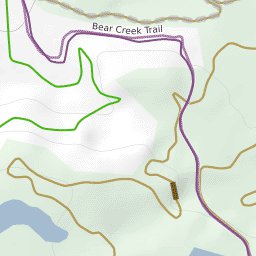 Bear Creek Lake Park Mountain Bike Trails Map by Trailforks | Avenza Maps