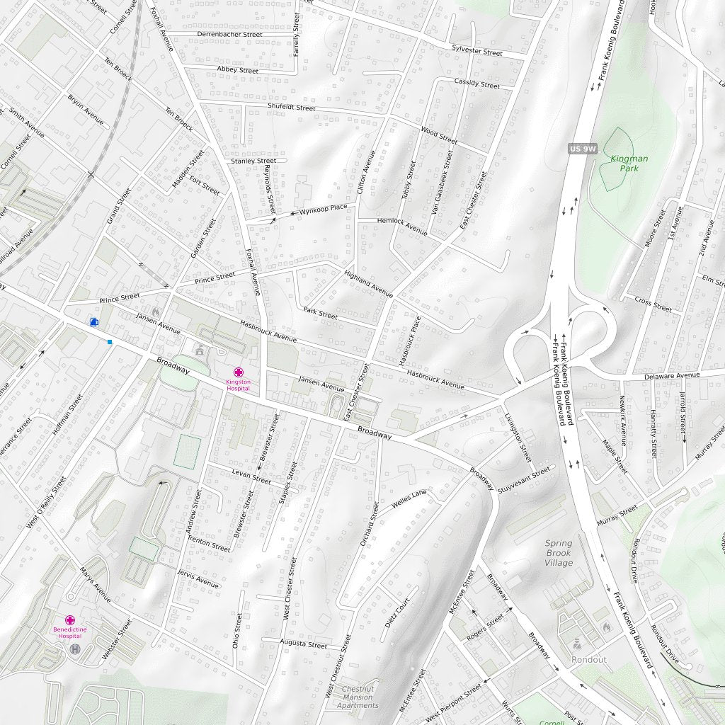 Kingston, New York, Mountain Bike Trails Map by Trailforks | Avenza Maps