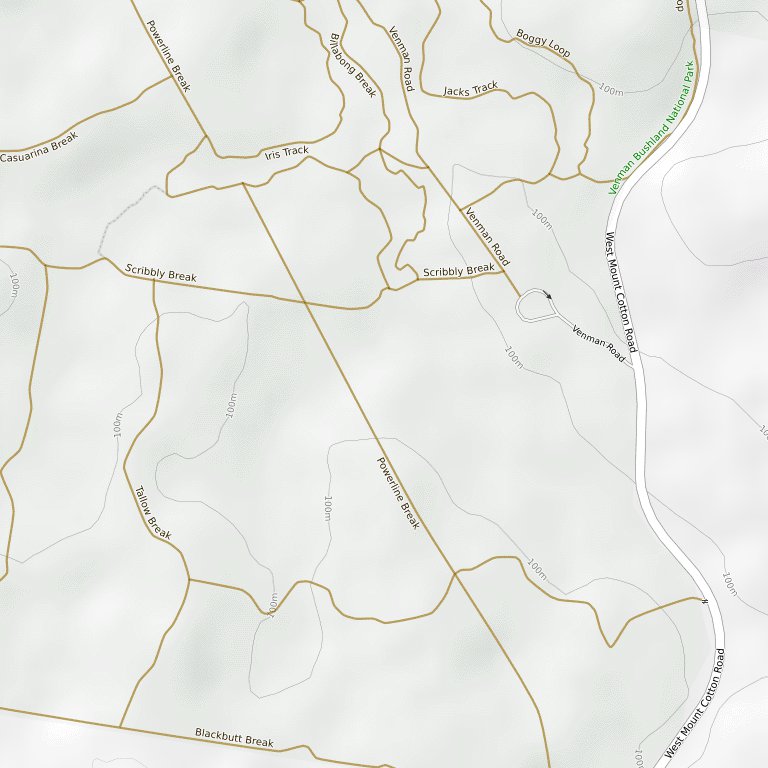 Cornubia Forest Park Mountain Bike Trails Map by Trailforks | Avenza Maps