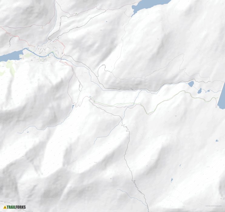 Kinlochleven Mountain Bike Trails Map by Trailforks | Avenza Maps