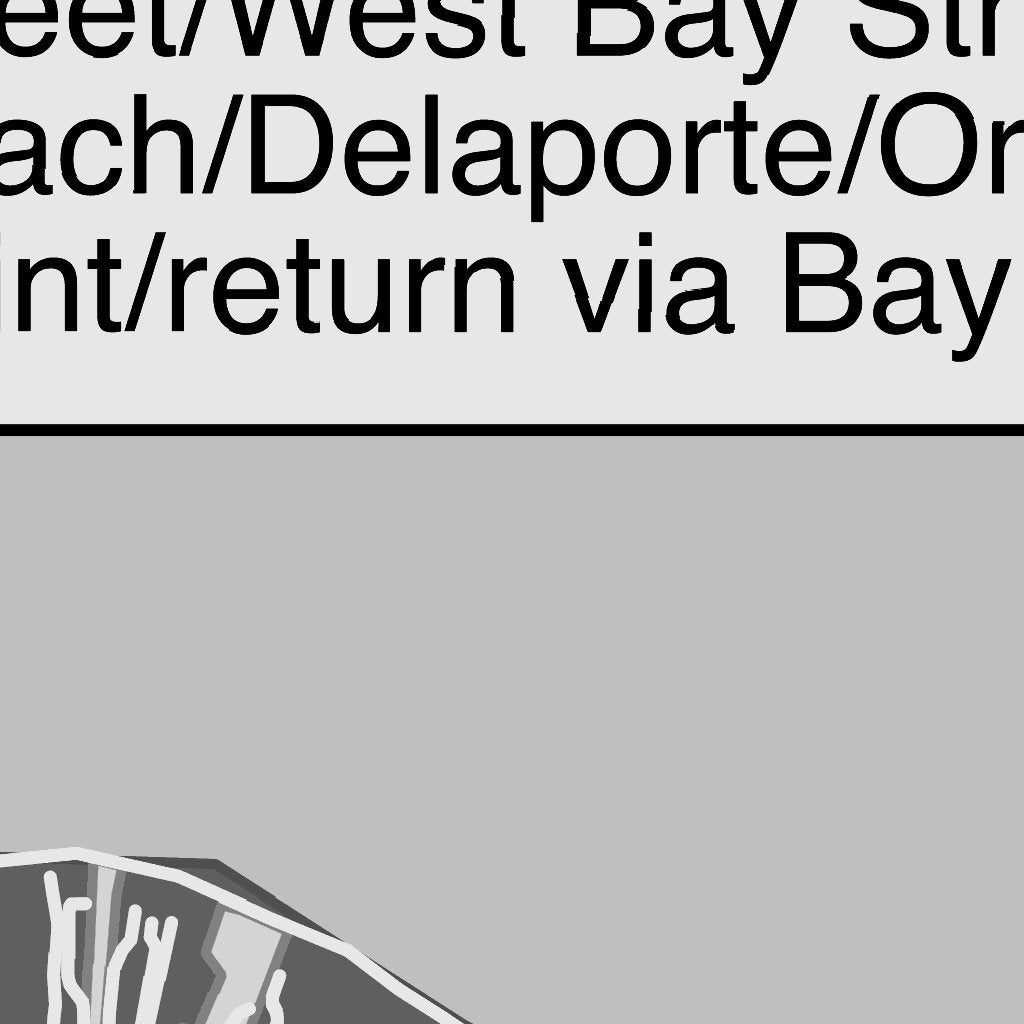 New Providence, Bahamas - Jitney Routes 10,10A & 10B Map by Bahama ...