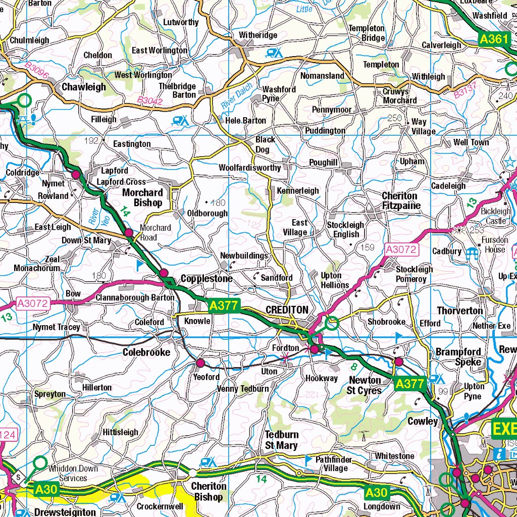 Southwest England Map by Red Geographics | Avenza Maps