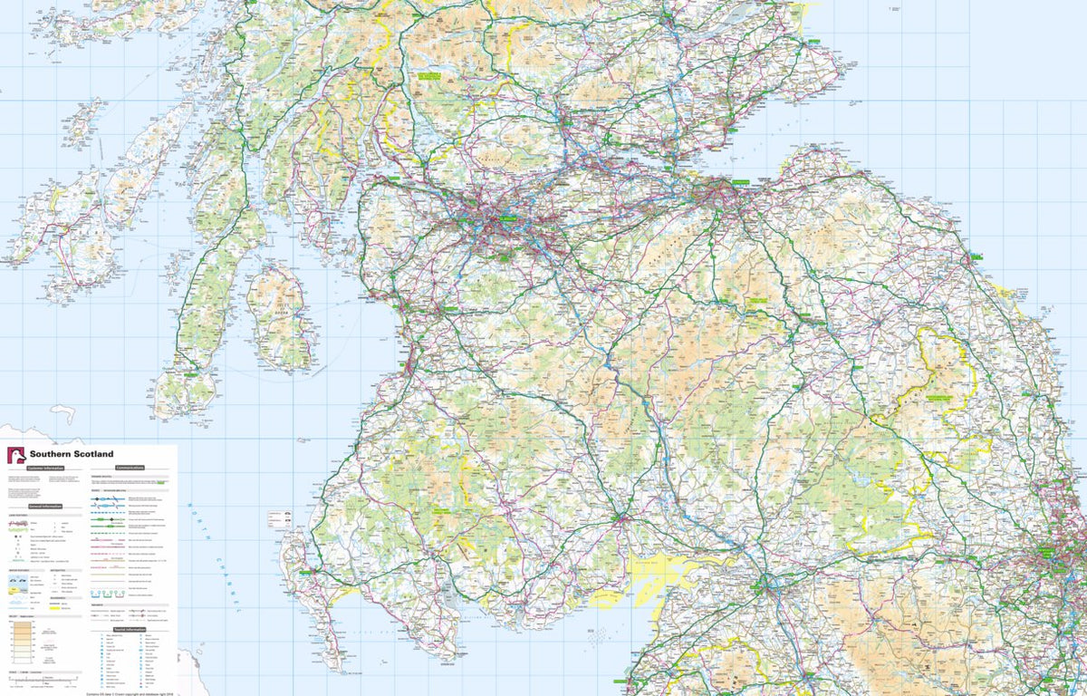 Southern Scotland Map by Red Geographics | Avenza Maps