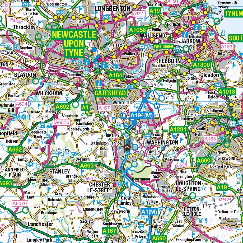 Northern England Map by Red Geographics | Avenza Maps