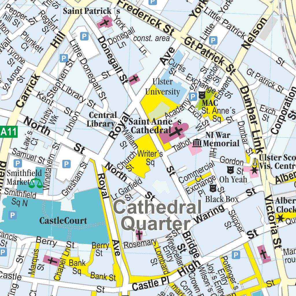 Belfast Map by DIMAP Bt. | Avenza Maps