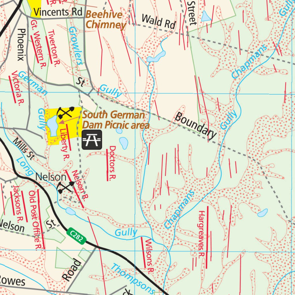 Maldon Gold Map by Doug Stone GOLD MAPS | Avenza Maps