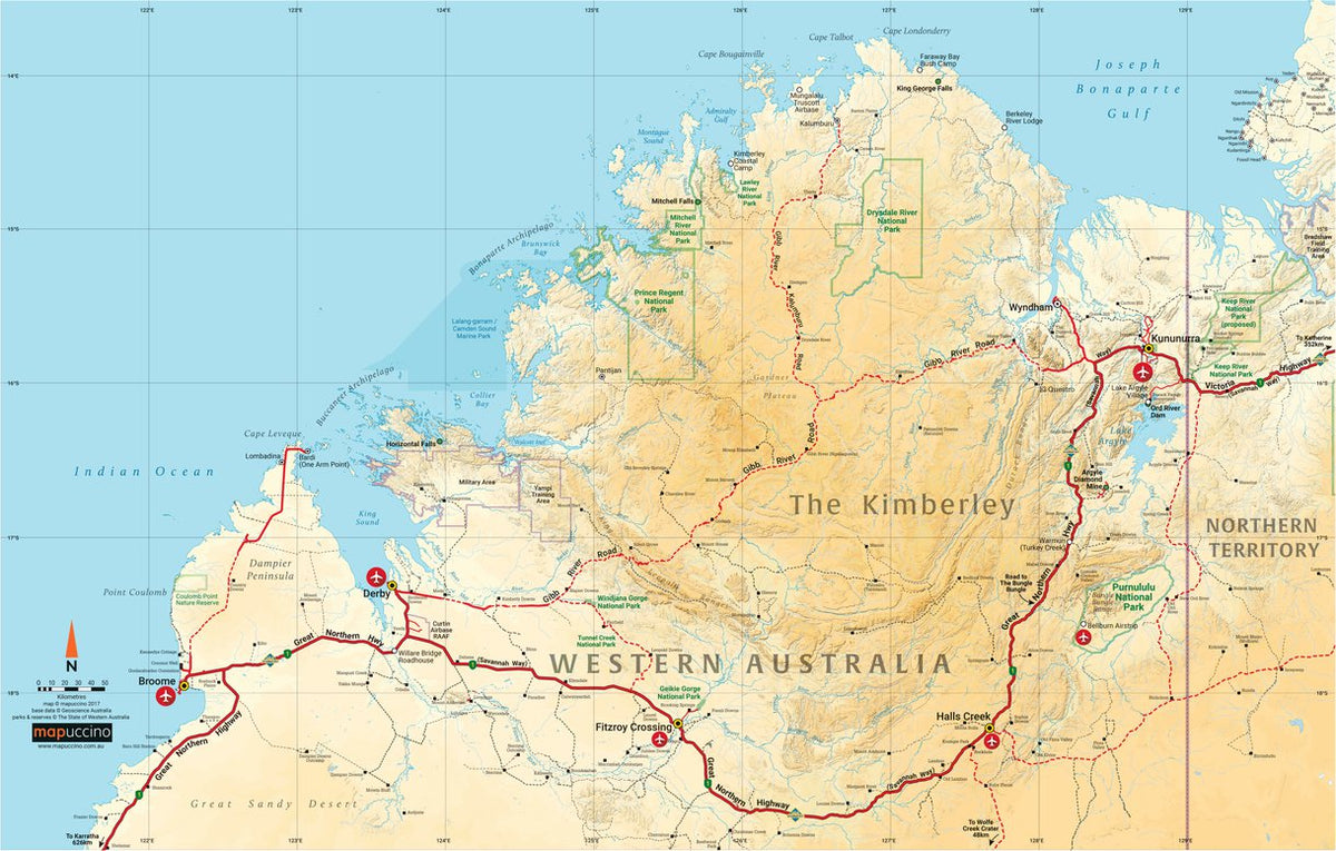 The Kimberley Map by mapuccino | Avenza Maps