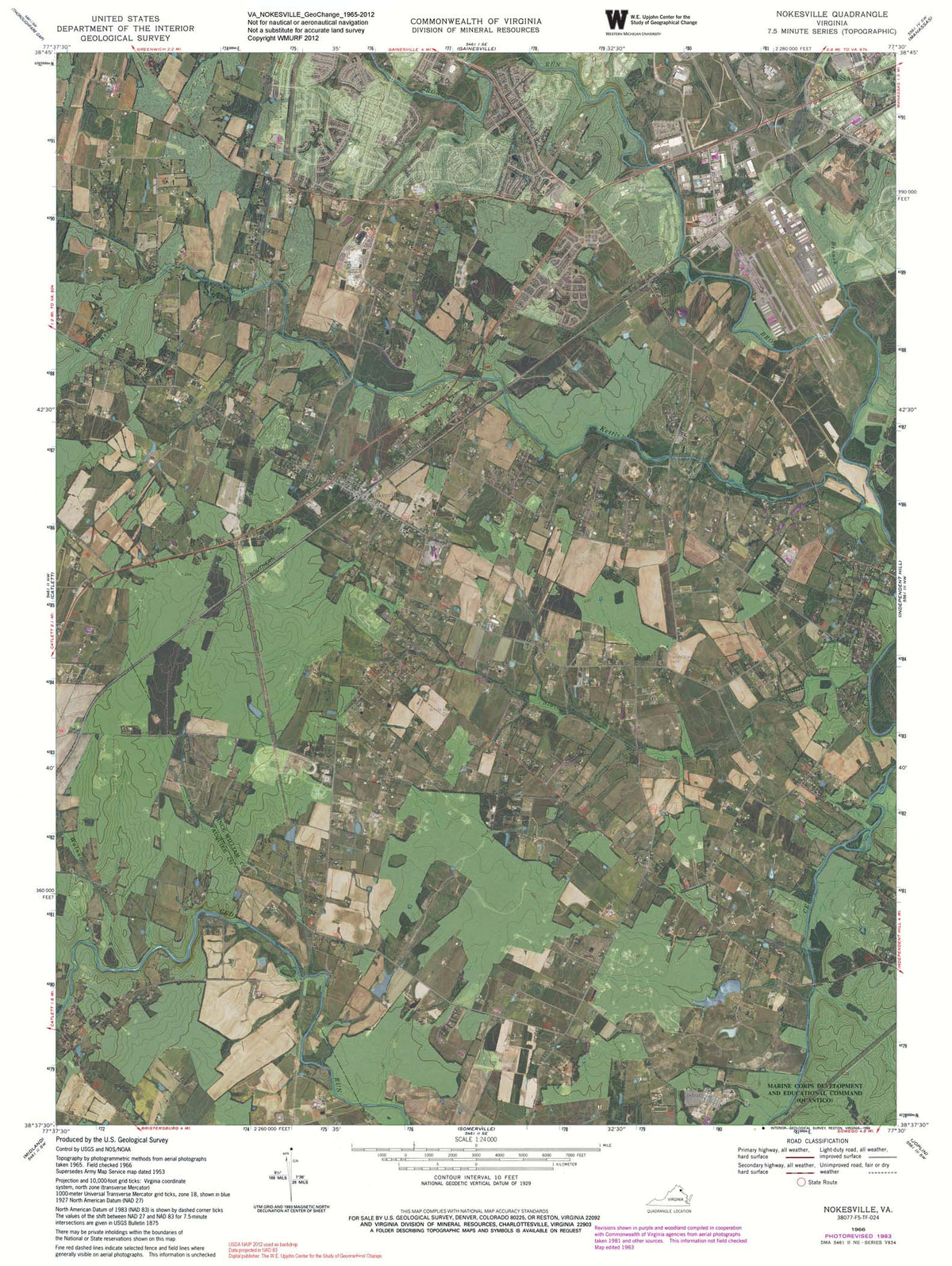 Marine Corps Base -Quantico (Bundle) Map by Western Michigan University ...