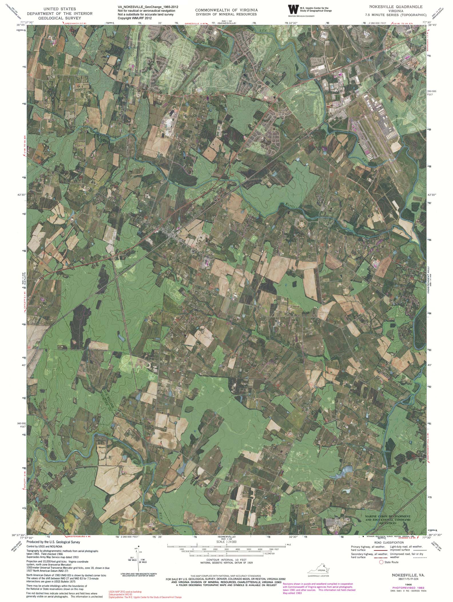 Marine Corps Base -Quantico (Bundle) Map by Western Michigan University ...