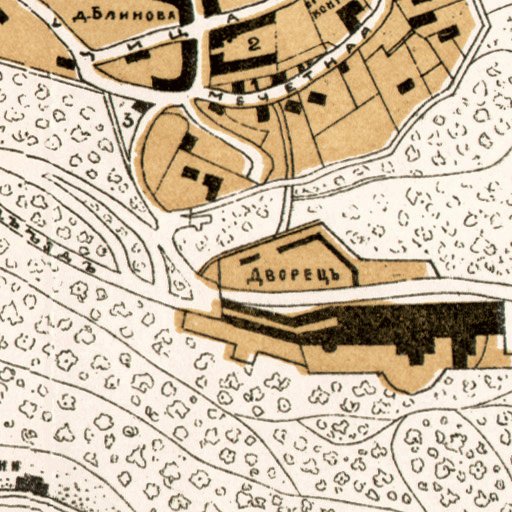Alupka town plan, 1905 Map by Waldin | Avenza Maps