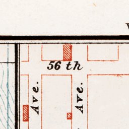 Chicago University District Map, 1909 by Waldin | Avenza Maps
