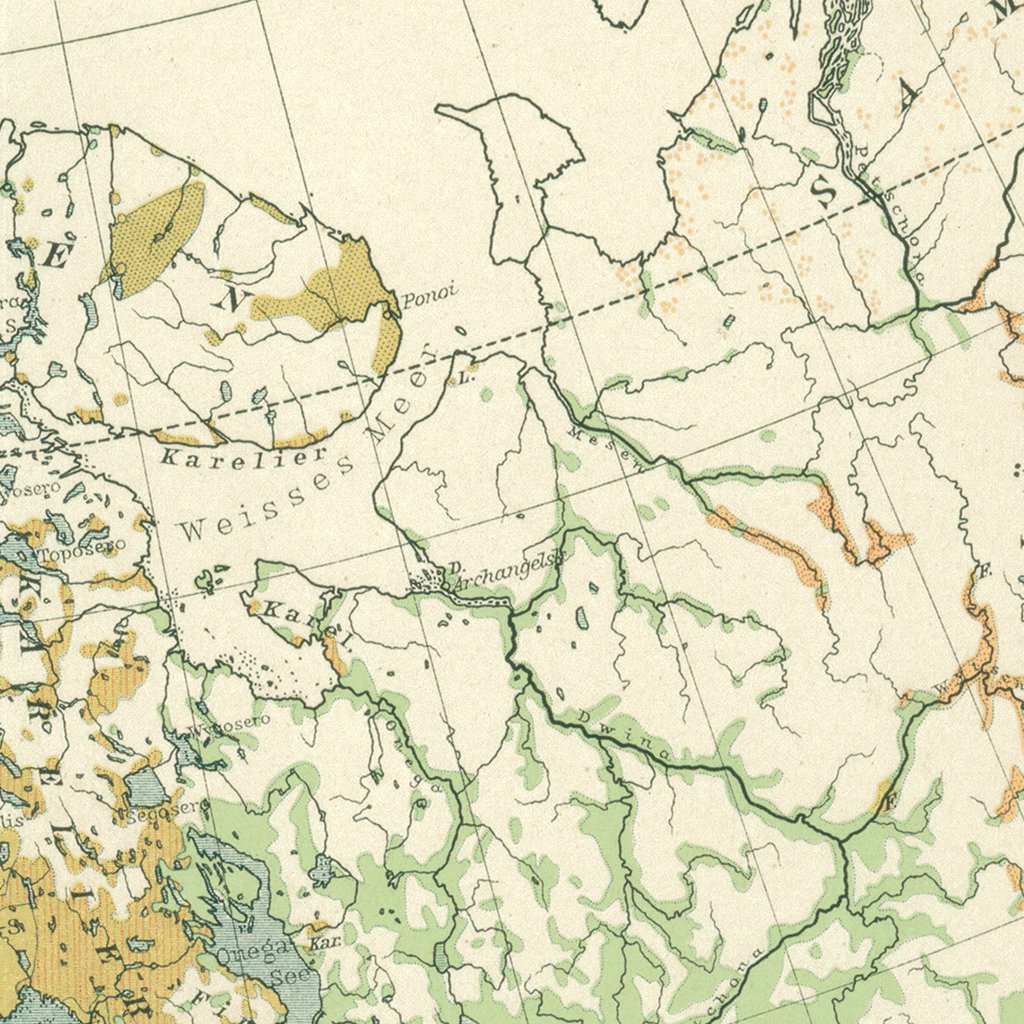 Europe Nation and Language Map, 1905 by Waldin | Avenza Maps