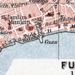 Funchal Map, 1911 by Waldin | Avenza Maps