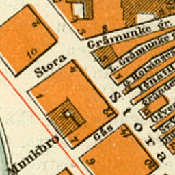 Stockholm Gamla Stan Map, 1893 by Waldin | Avenza Maps