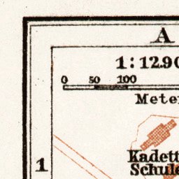 Timişoara (Temesvár) city center Map, 1911 by Waldin | Avenza Maps