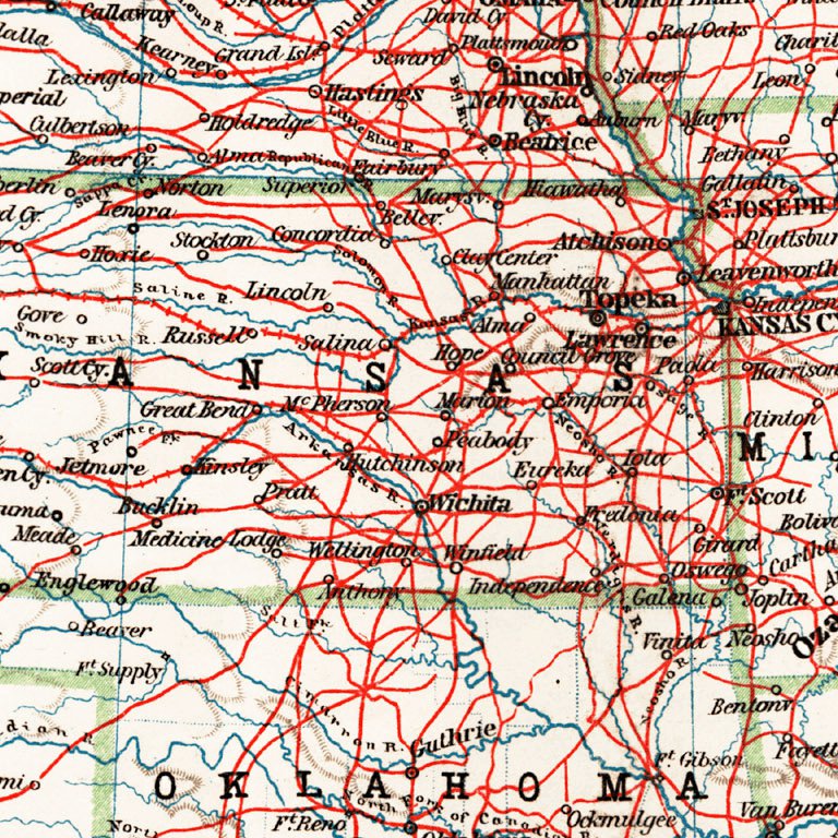 General Map of the United States of America, 1909 by Waldin | Avenza Maps
