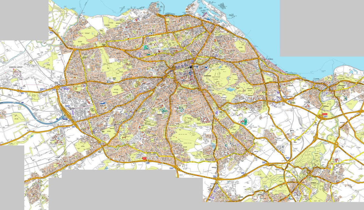 A-Z Edinburgh Premier Map by Geographers' A-Z Map Company | Avenza Maps