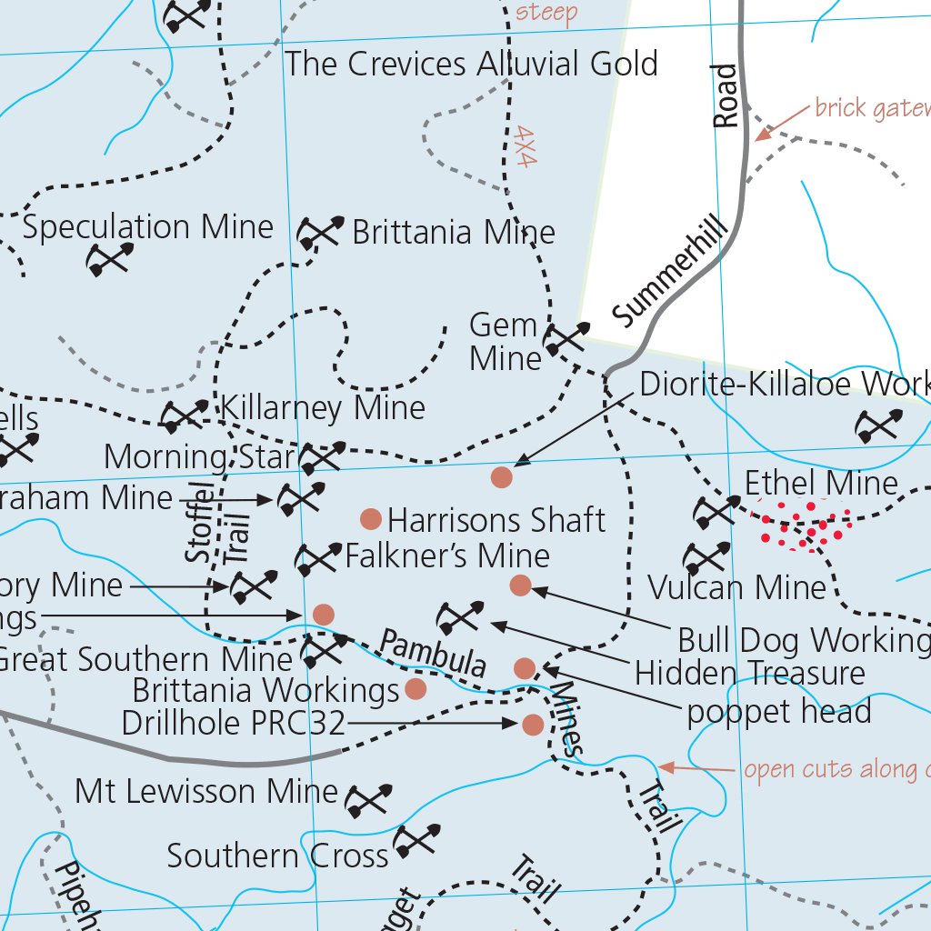 Pambula Gold Map by Doug Stone GOLD MAPS | Avenza Maps