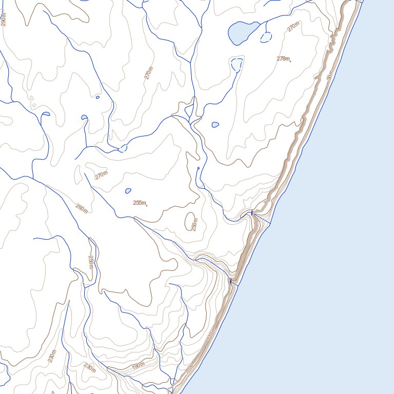 Fury Beach, NU (058A13 Toporama) Map by Natural Resources Canada ...