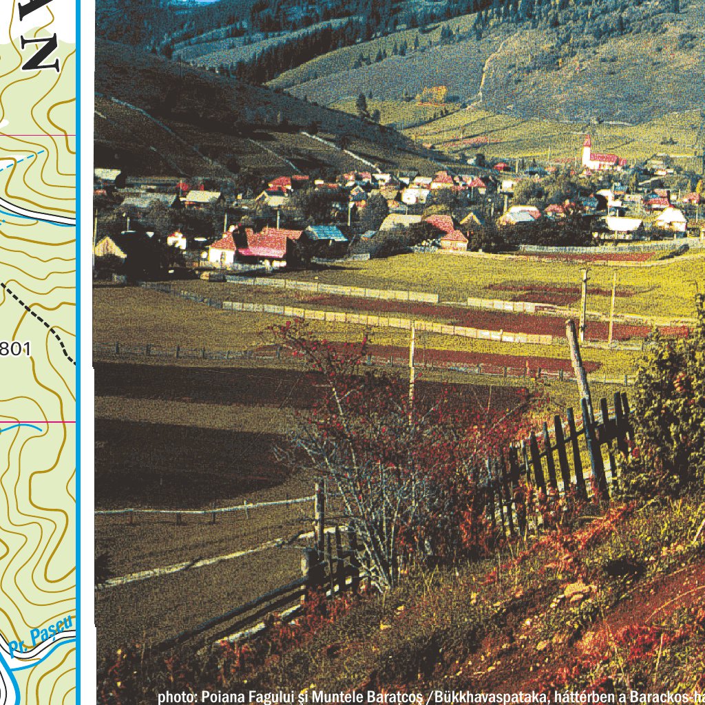 Tarcau Mountains and Ghimes / Tar-kő-hegység és Gyimes vidéke Map by ...