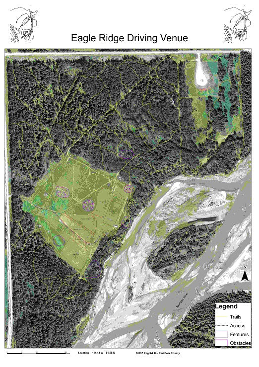 Eagle Ridge Driving Venue Map by Jeodesy GIS | Avenza Maps