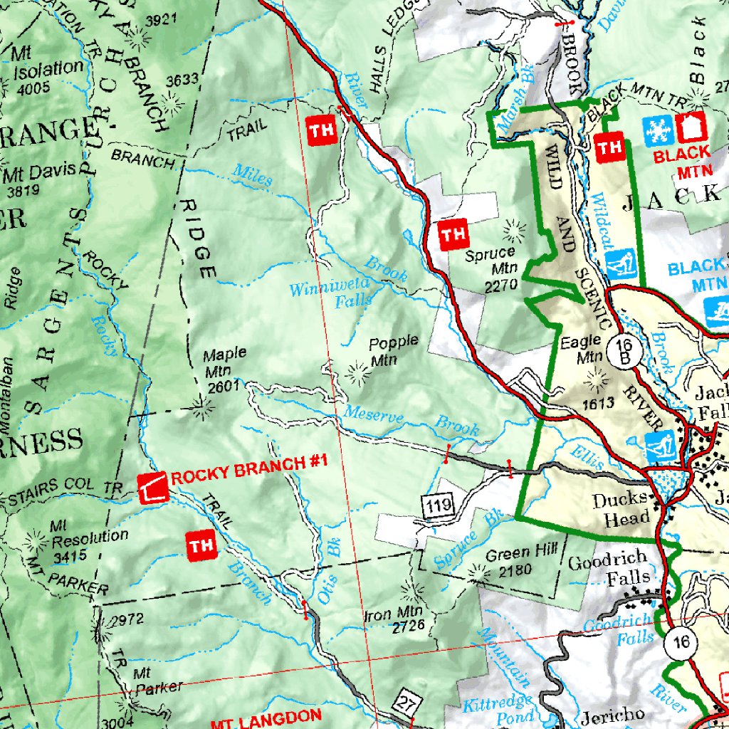 White Mountain NF Forest Visitor Map by US Forest Service R9 | Avenza Maps