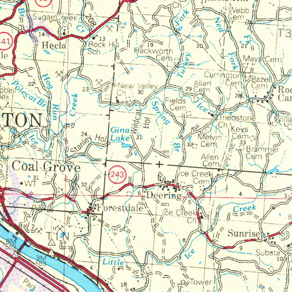 Wayne NF Forest Visitor Map - Ironton District by US Forest Service R9 ...