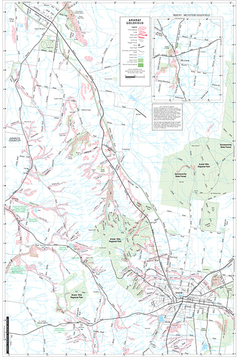 Ararat Gold Map by Doug Stone GOLD MAPS | Avenza Maps