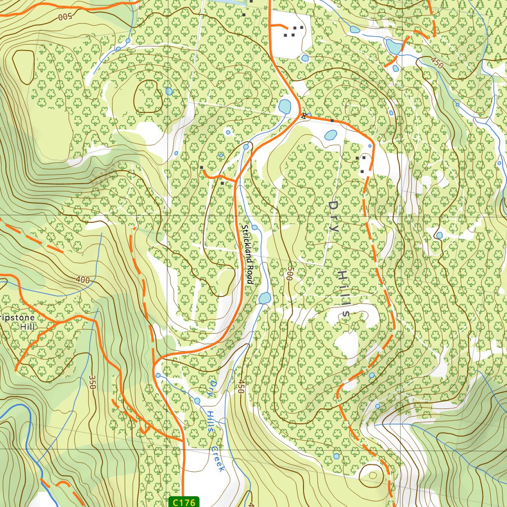 4630 STRICKLAND Map by nswtopo | Avenza Maps