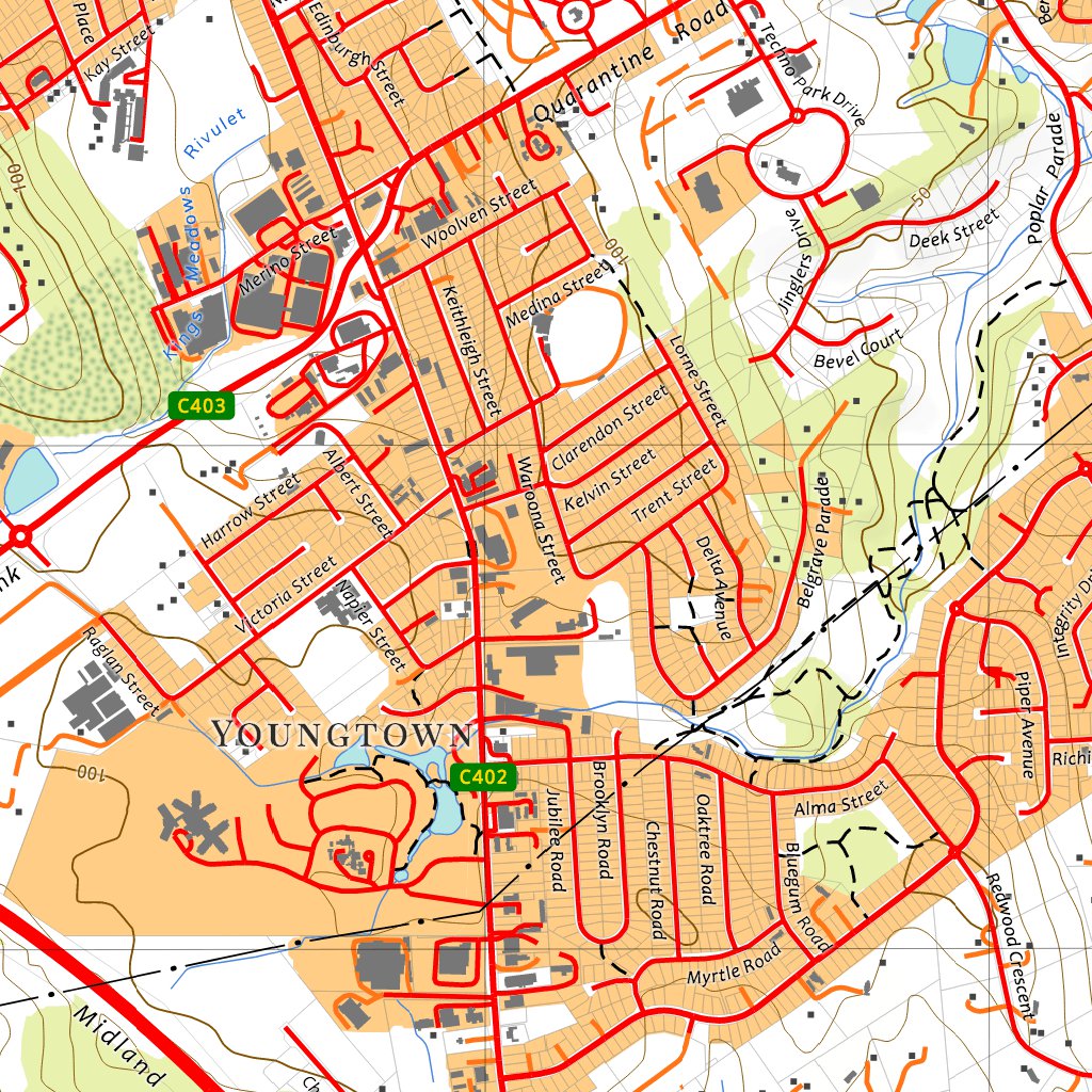 5040 PROSPECT Map by nswtopo | Avenza Maps