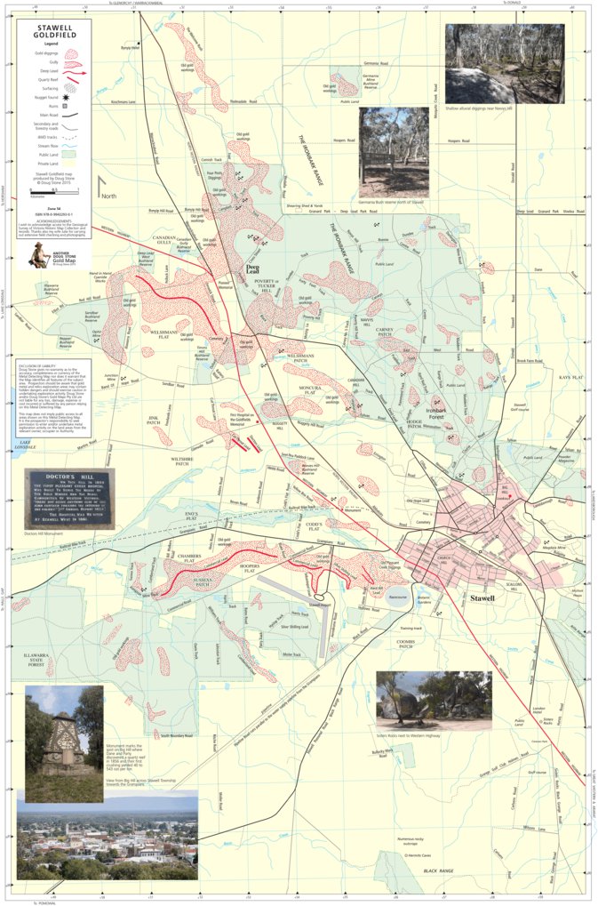 Stawell Gold Map by Doug Stone GOLD MAPS | Avenza Maps