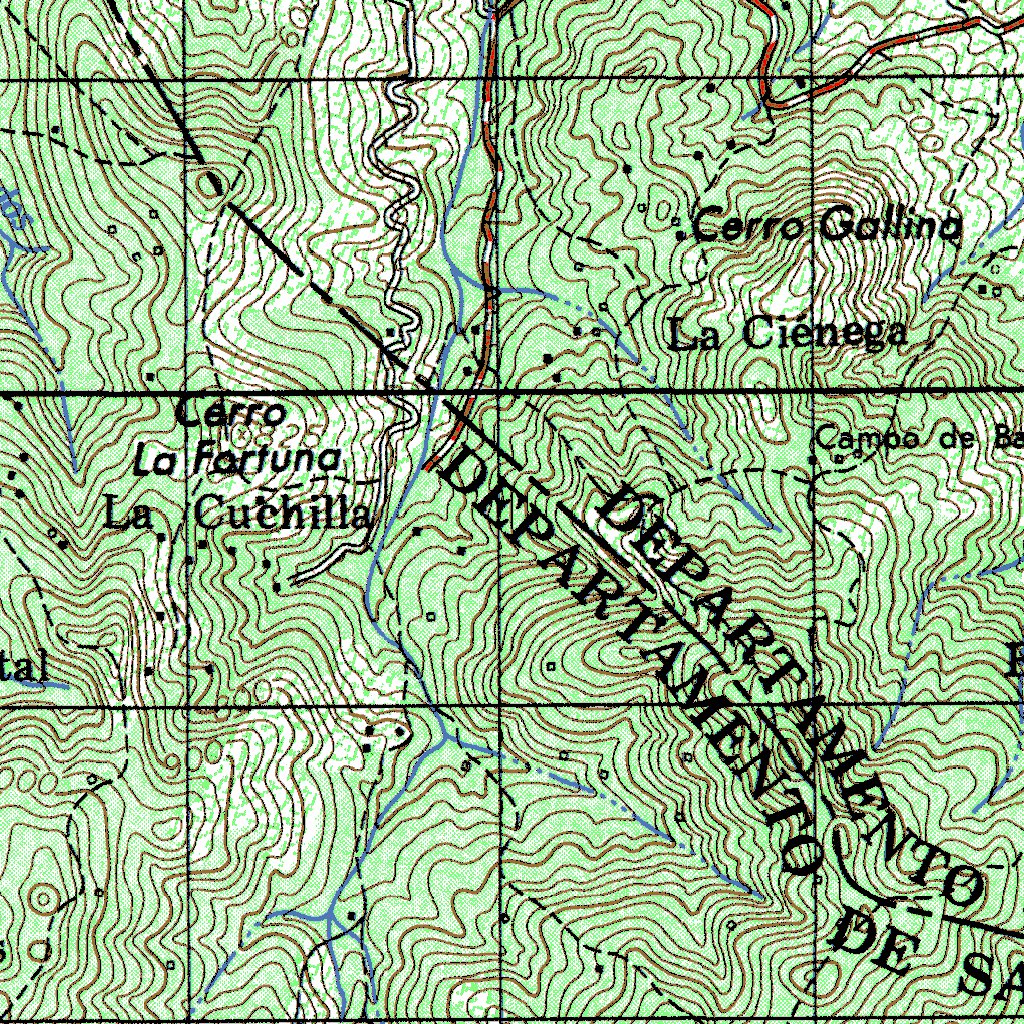 Honduras 50K 256102 Map by Land Info Worldwide Mapping LLC | Avenza Maps