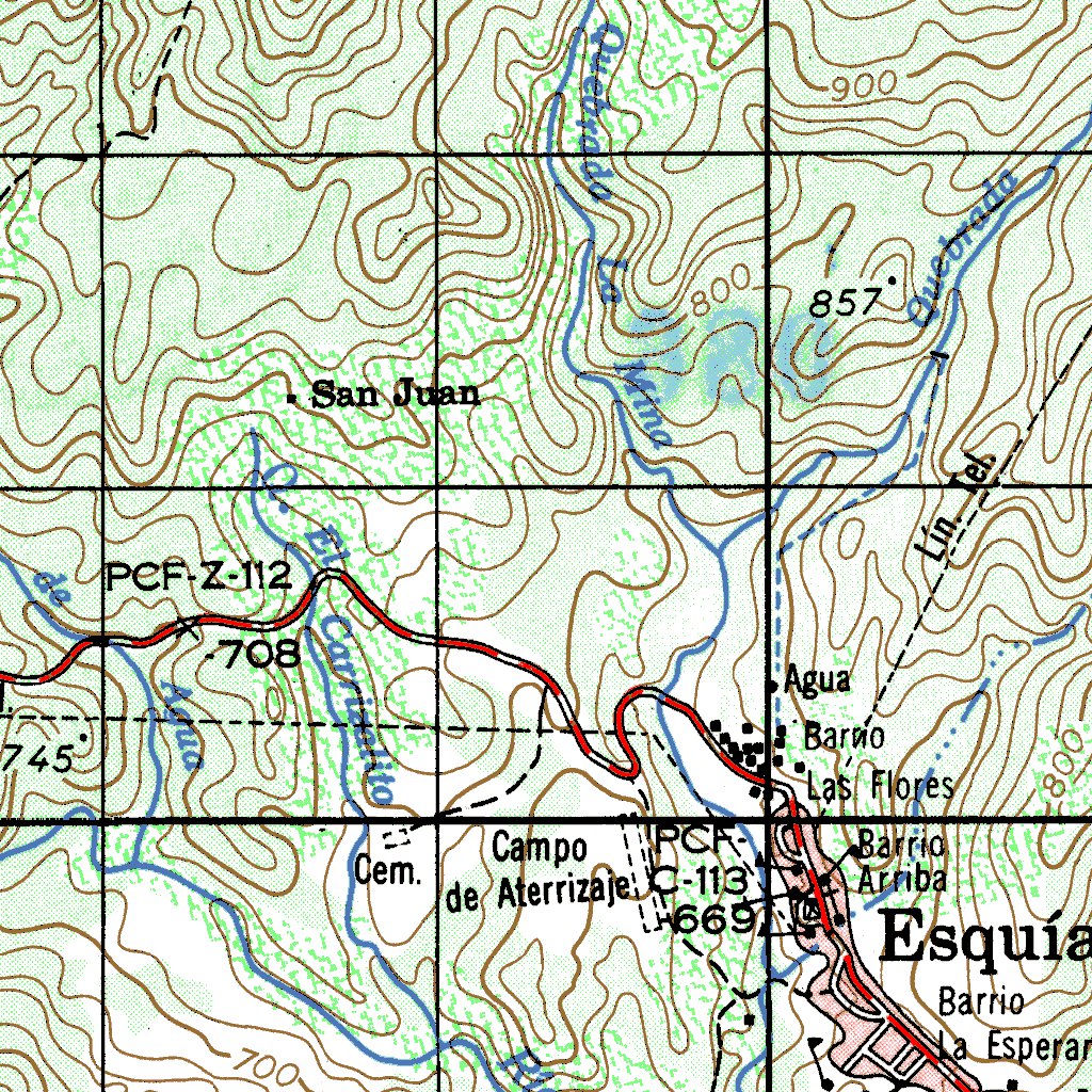 Honduras 50K 276003 Map by Land Info Worldwide Mapping LLC | Avenza Maps